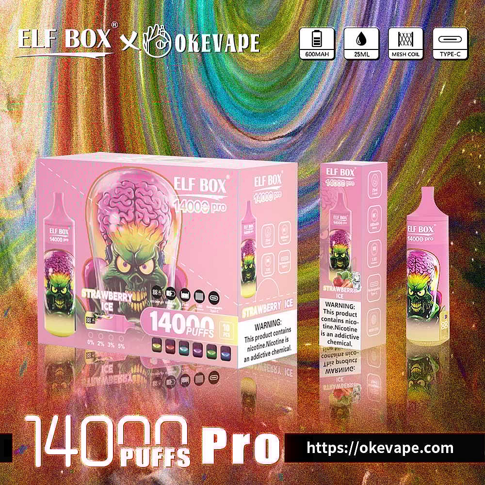 Elf Box Rgb 14000 Pro Puffs Wholesale Disposable Vape
