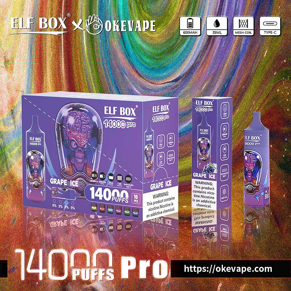 Elf Box Rgb 14000 Pro Puffs Wholesale Disposable Vape