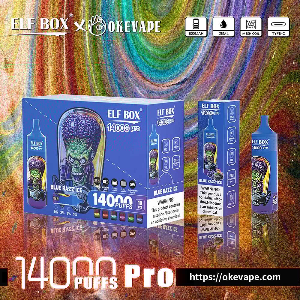 Elf Box Rgb 14000 Pro Puffs Wholesale Disposable Vape