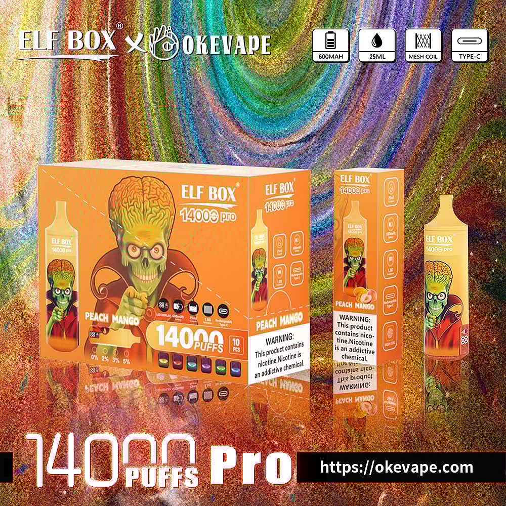 Elf Box Rgb 14000 Pro Puffs Wholesale Disposable Vape