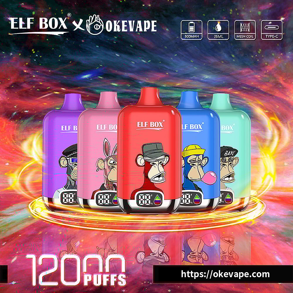Elf Box Digital 12000 Puffs Wholesale Disposable Vape