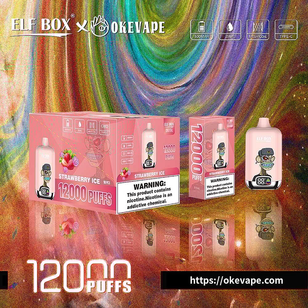 Elf Box Digital 12000 Puffs Wholesale Disposable Vape