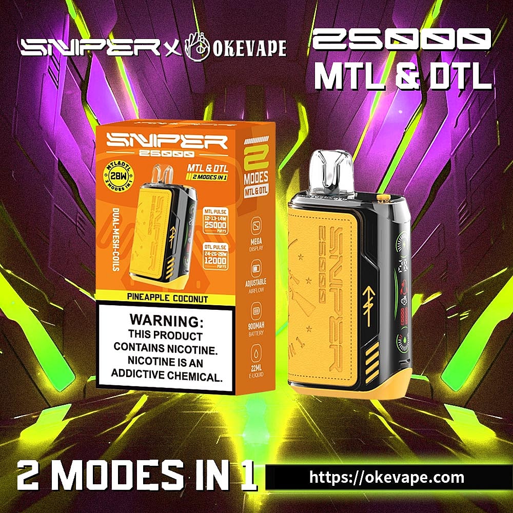 VAPMOD SNIPER 25000 Puffs Wholesale Disposable Vape