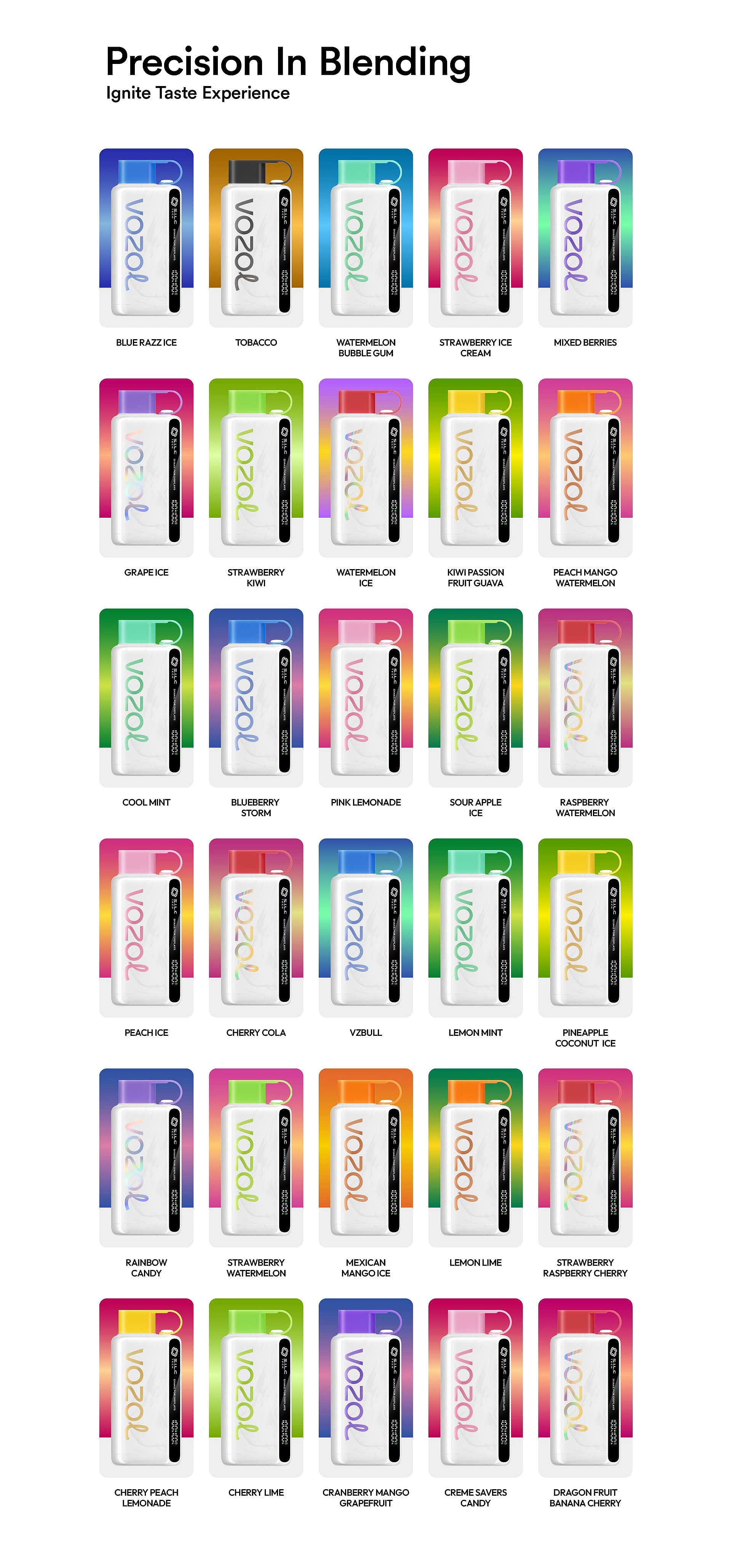 Vozol Star 12000 Puffs Wholesale Disposable Vape