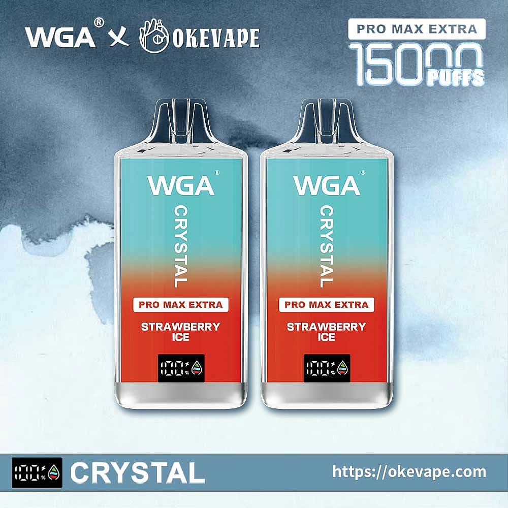 WGA Crystal Pro Max Extra 15000 zaciągnięć hurtowo jednorazowe waporyzatory