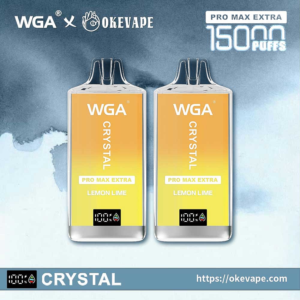 WGA Crystal Pro Max Extra 15000 zaciągnięć hurtowo jednorazowe waporyzatory