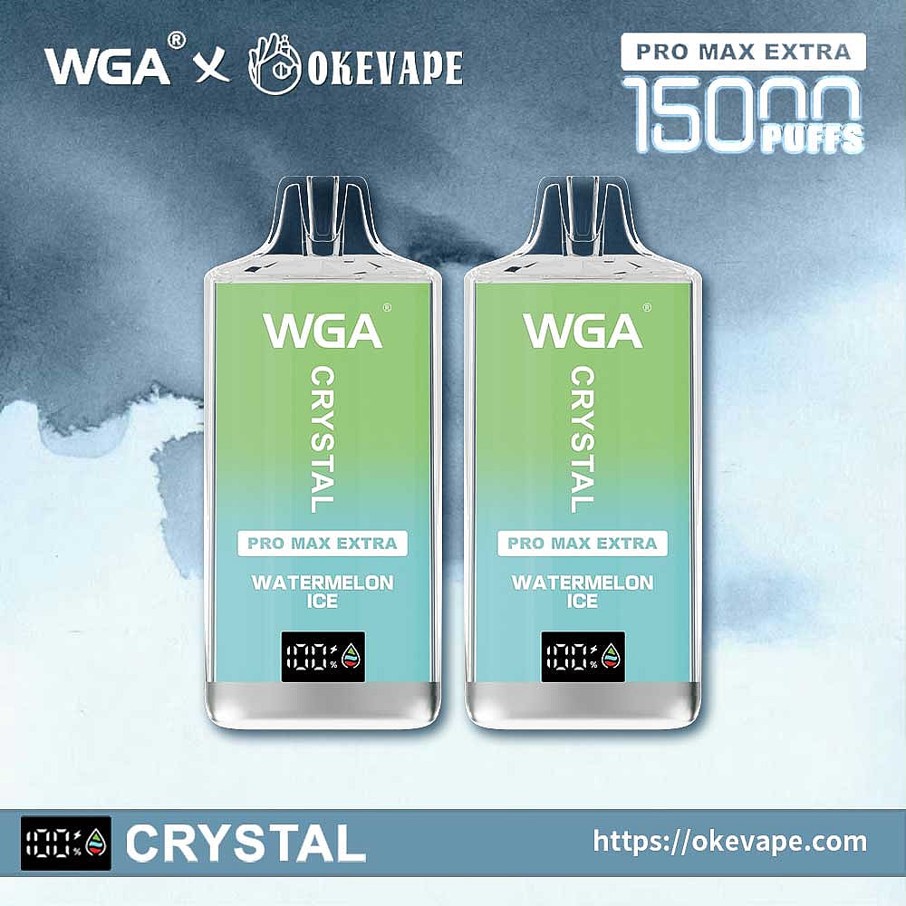 WGA Crystal Pro Max Extra 15000 zaciągnięć hurtowo jednorazowe waporyzatory