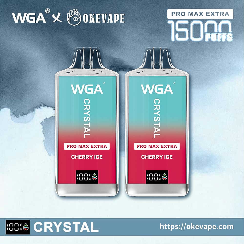 WGA Crystal Pro Max Extra 15000 zaciągnięć hurtowo jednorazowe waporyzatory